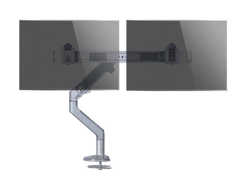 Humanscale M8 Dual Tabel Mount (Through Desk) Crossbar, silver buy ...