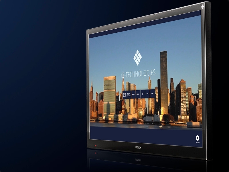 i3 Technologies interactive 40 PCAP Touch display 85" 4K