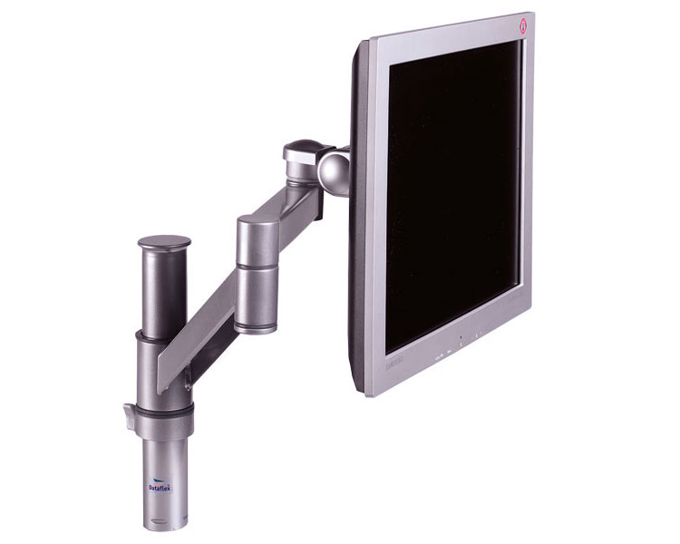 Dataflex ViewKnight LCD Post Single Articulated Vertical 1 x 1 - dataflex24.com