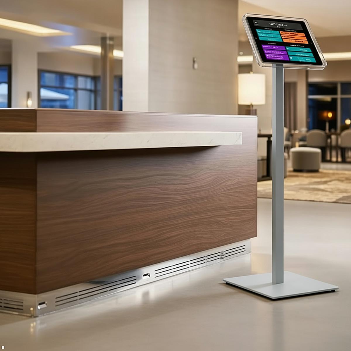 TabLines TBS019 Tablet Floor Stand with VESA, Square