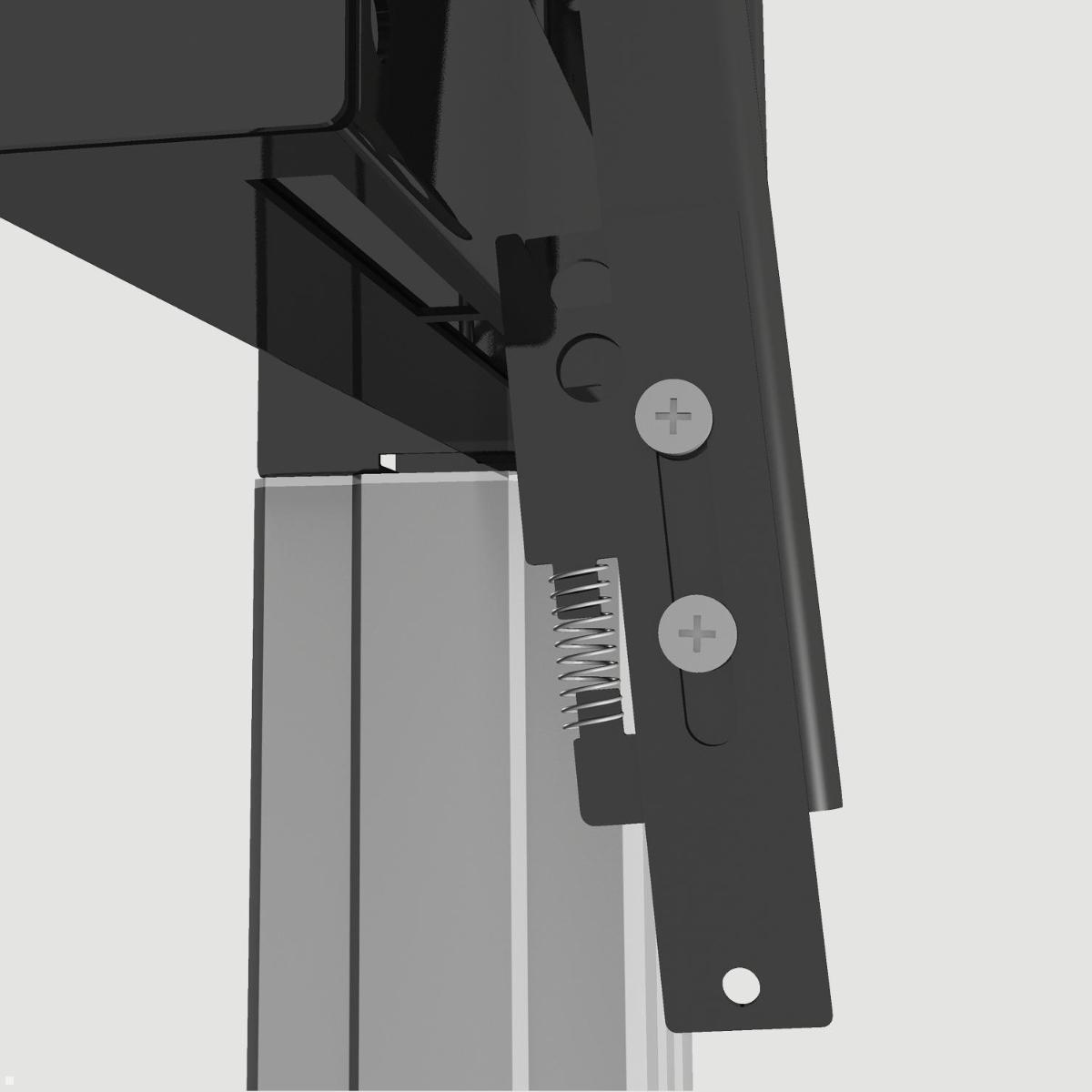 TV lift for wall and floor mounting, Conen SCETAW, silver