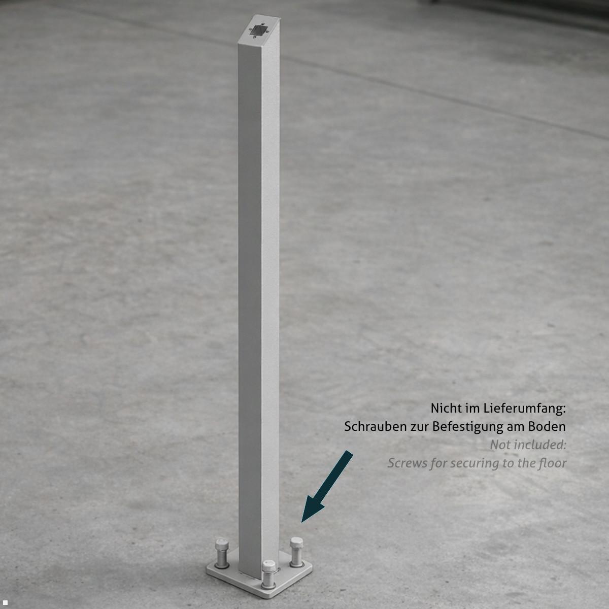 TabLines TBS012 Tablet Floor Stand, Screw-on, Square