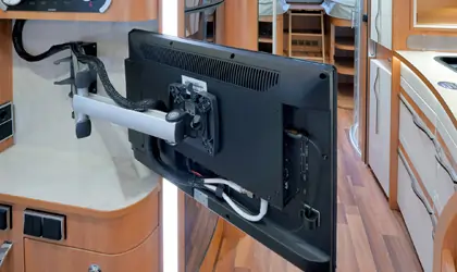 TV holder / mounts for motorhome/caravan