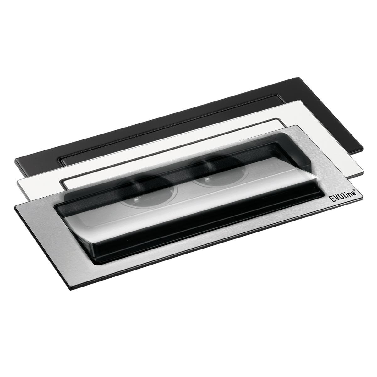 EVOLine BackFlip Cuisine 2x socket with USB-C charger