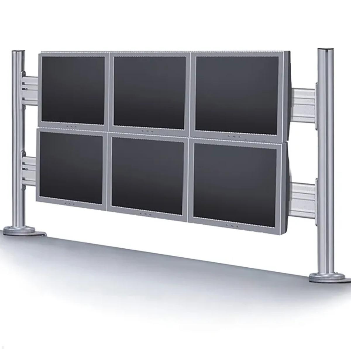 Neomounts FPMA-DTB200 Monitor Toolbar Desk Mount, silver